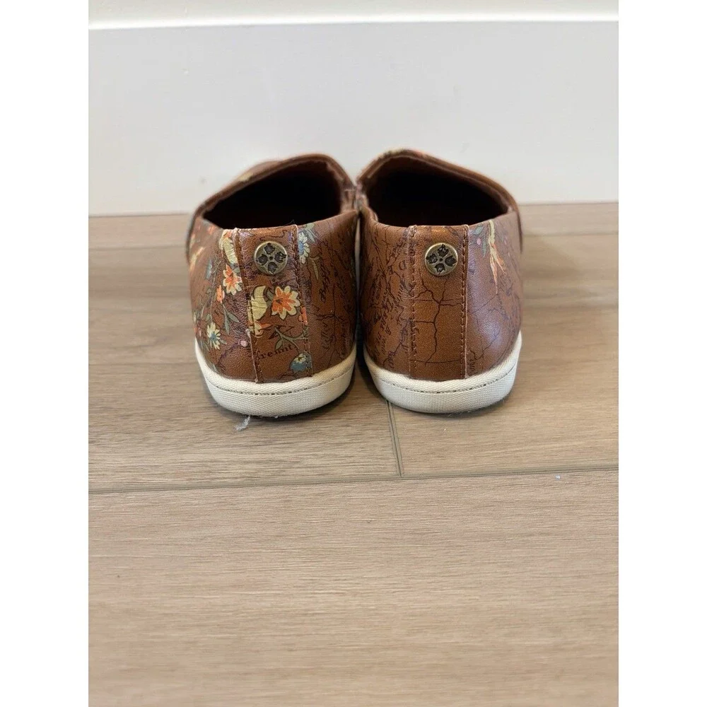 Patricia Nash | Shoes | Patricia Nash Lola Slipon Flat Shoes Floral Map ...